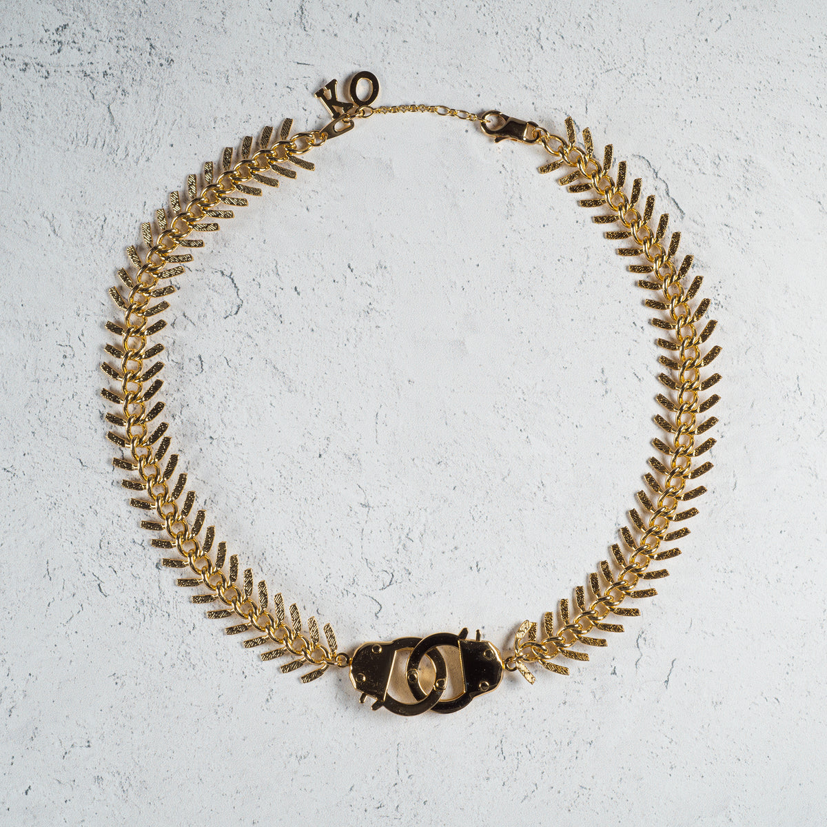Fishbone w/ Handcuff Choker Necklace – Kayode Co.
